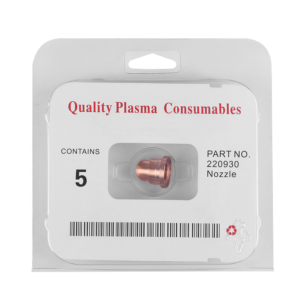 5 шт. сопел для плазменного резака, наконечники резака 220930, расходные материалы для резака MAX65, запасные части