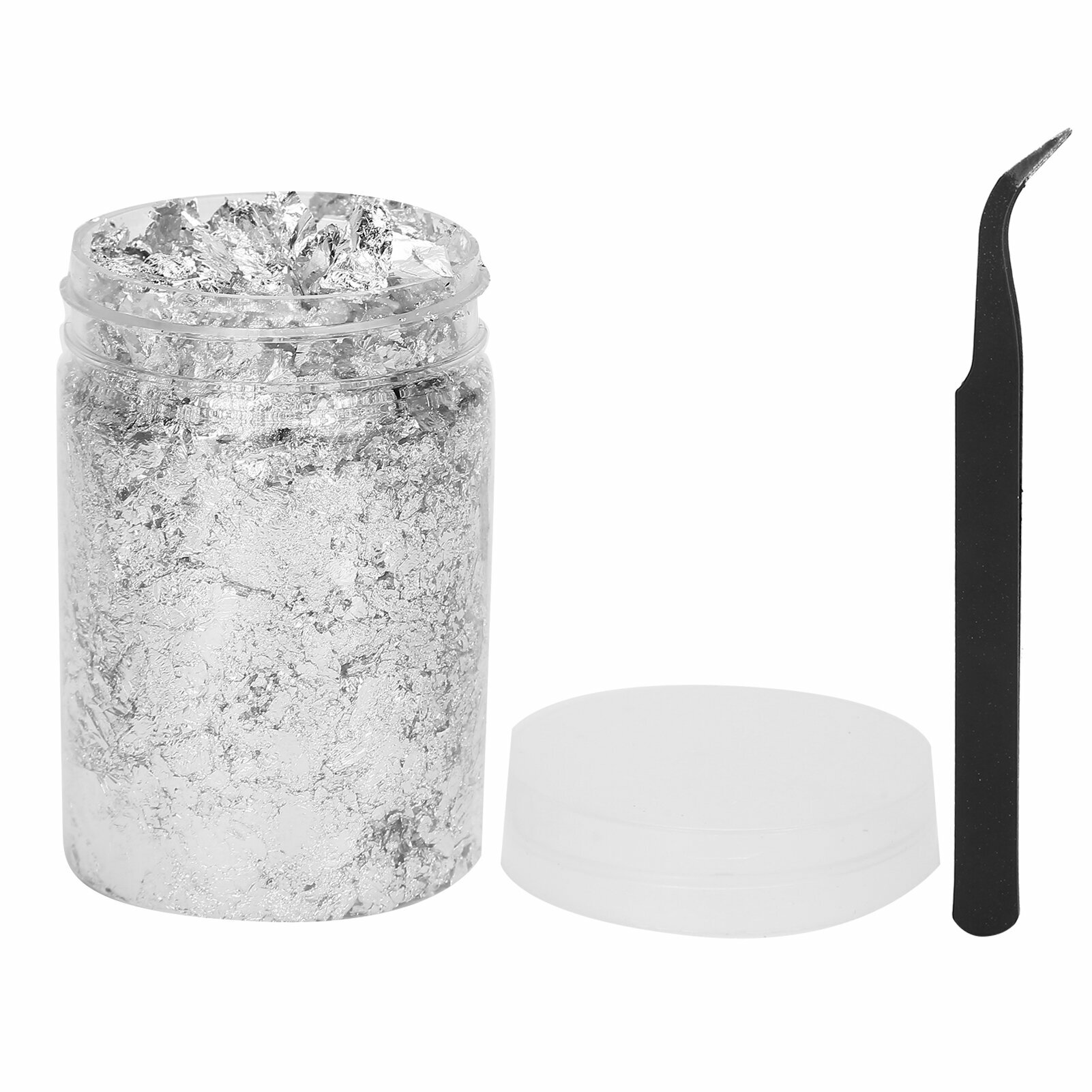 Дизайн ногтей DIY золотые хлопья блестящая серебряная фольга блестящие украшения маникюрный инструмент серебро алюминий 10 г