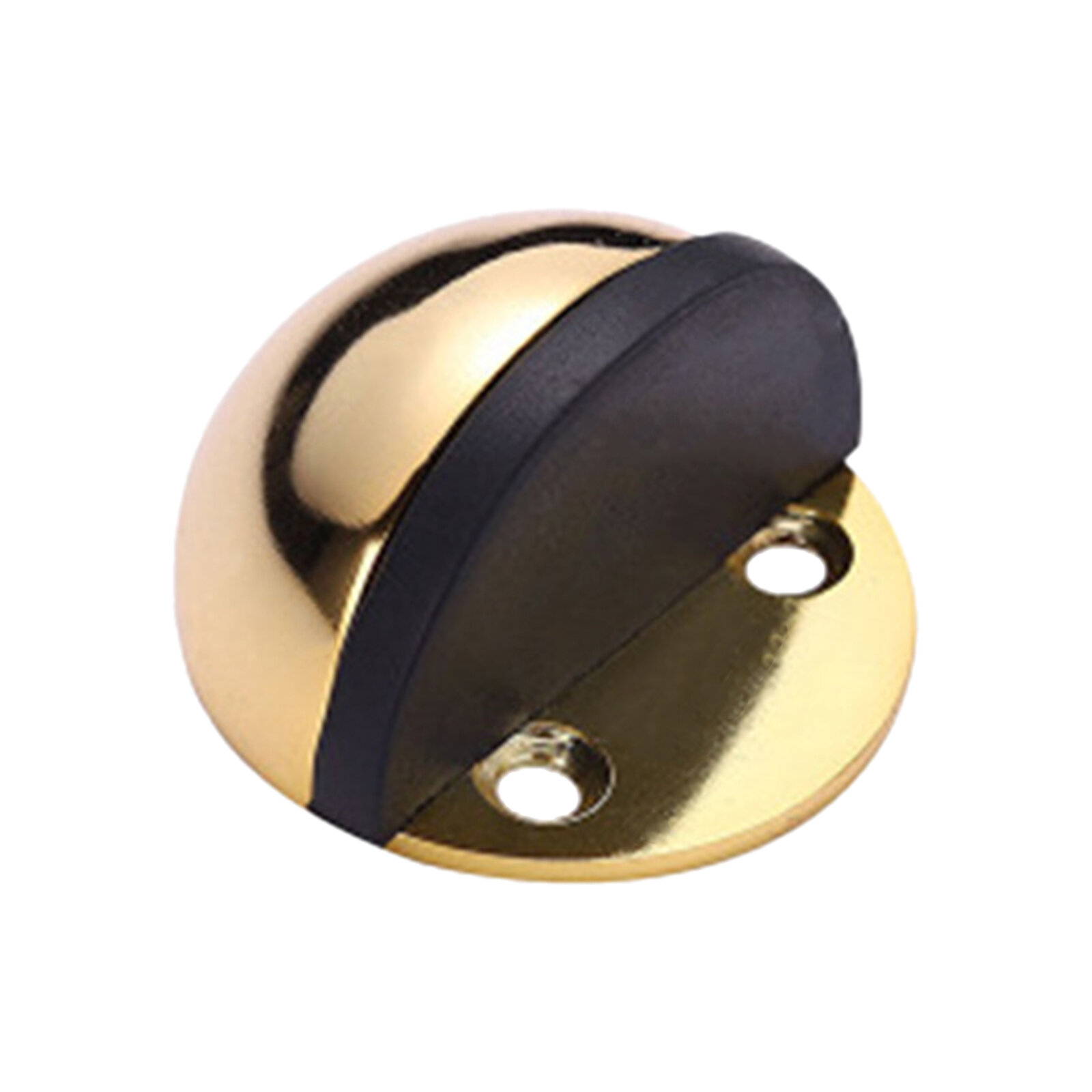 Дверный стопор Половина купола Установка на пол Сверление и самоклеющийся Дверный стопор для стен Защитник стен для дома офиса спальни двери шкафов Стопор Цвет: Черный; Красно-коричневый; Коричневый; Золотой; Серебряный Материал: 201 нержавеющая сталь,