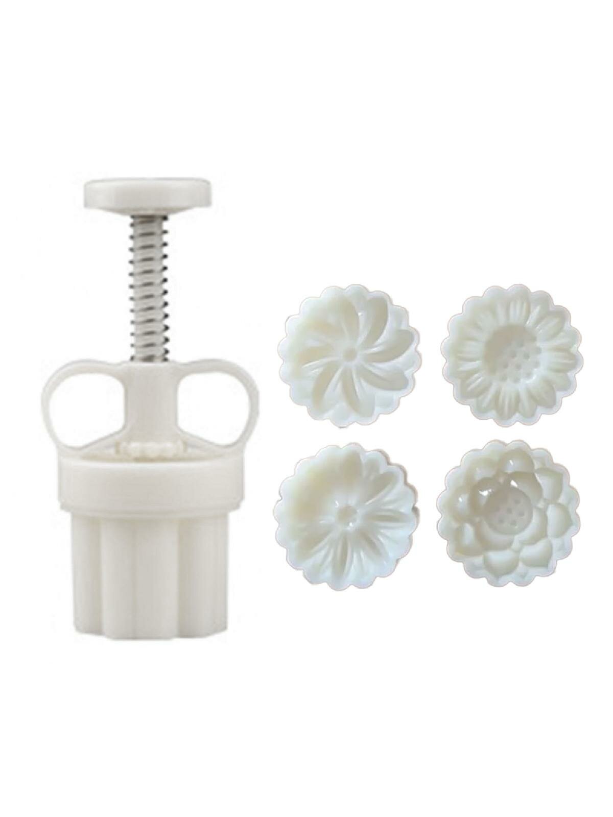 20 г симпатичные пластиковые формы для лунных пряников в форме цветка, форма для лунных пряников своими руками, кухонные принадлежности для выпечки, гаджет для праздника середины осени