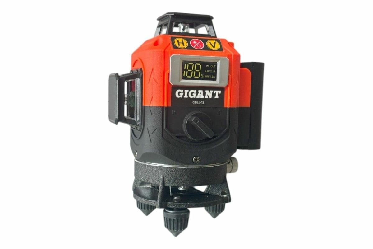 Уровень лазерный строительный 360 самовыравнивающийся 4D 16 линий Gigant GBLL-12