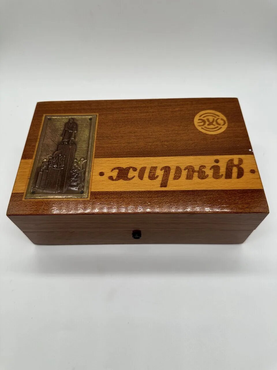 Шкатулка Деревянная СССР 1960 годы Винтажная