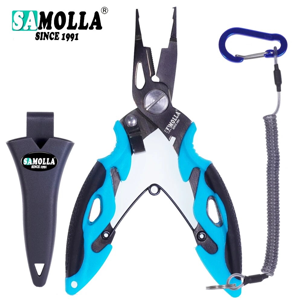 Плоскогубцы рыболовные SAMOLLA, синий, F Pliers Set