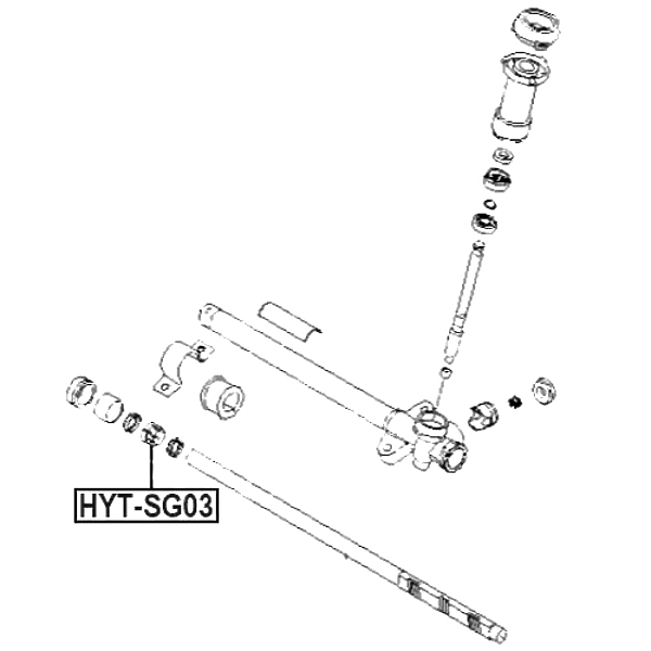 FEBEST HYT-SG03 втулка рулевой рейки\ Elantra (Элантра) 06-12