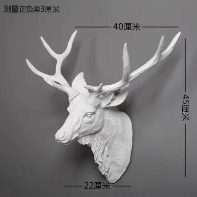 Голова оленя на стену из дерева, рога оленя сборная модель деревянная
