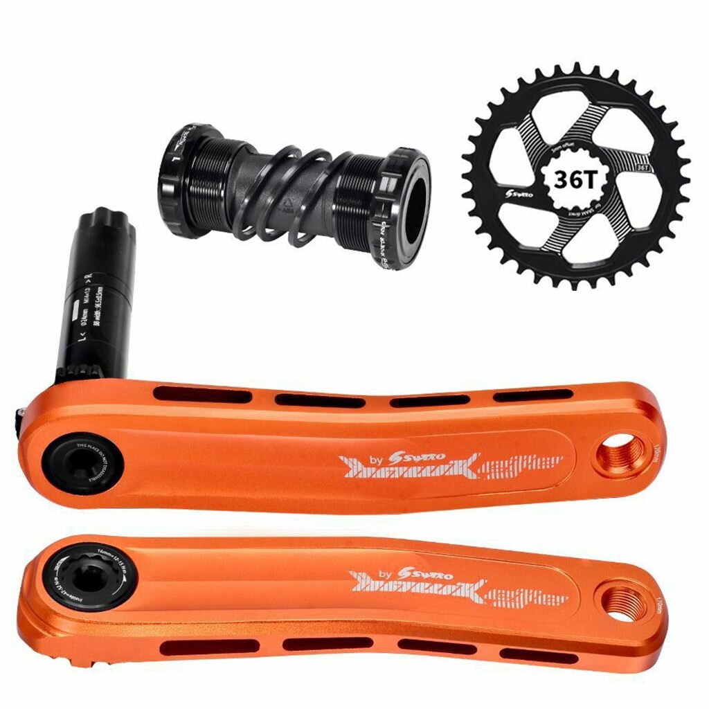 Горный велосипед Crankset CNC прямого монтажа диска Set-Orange-36T