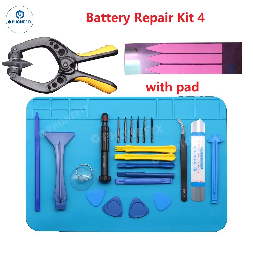Профессиональный ремонтный набор для открытия экрана мобильного телефона, отвертка, изоляционная прокладка на присоске, набор инструментов для разборки iPhone