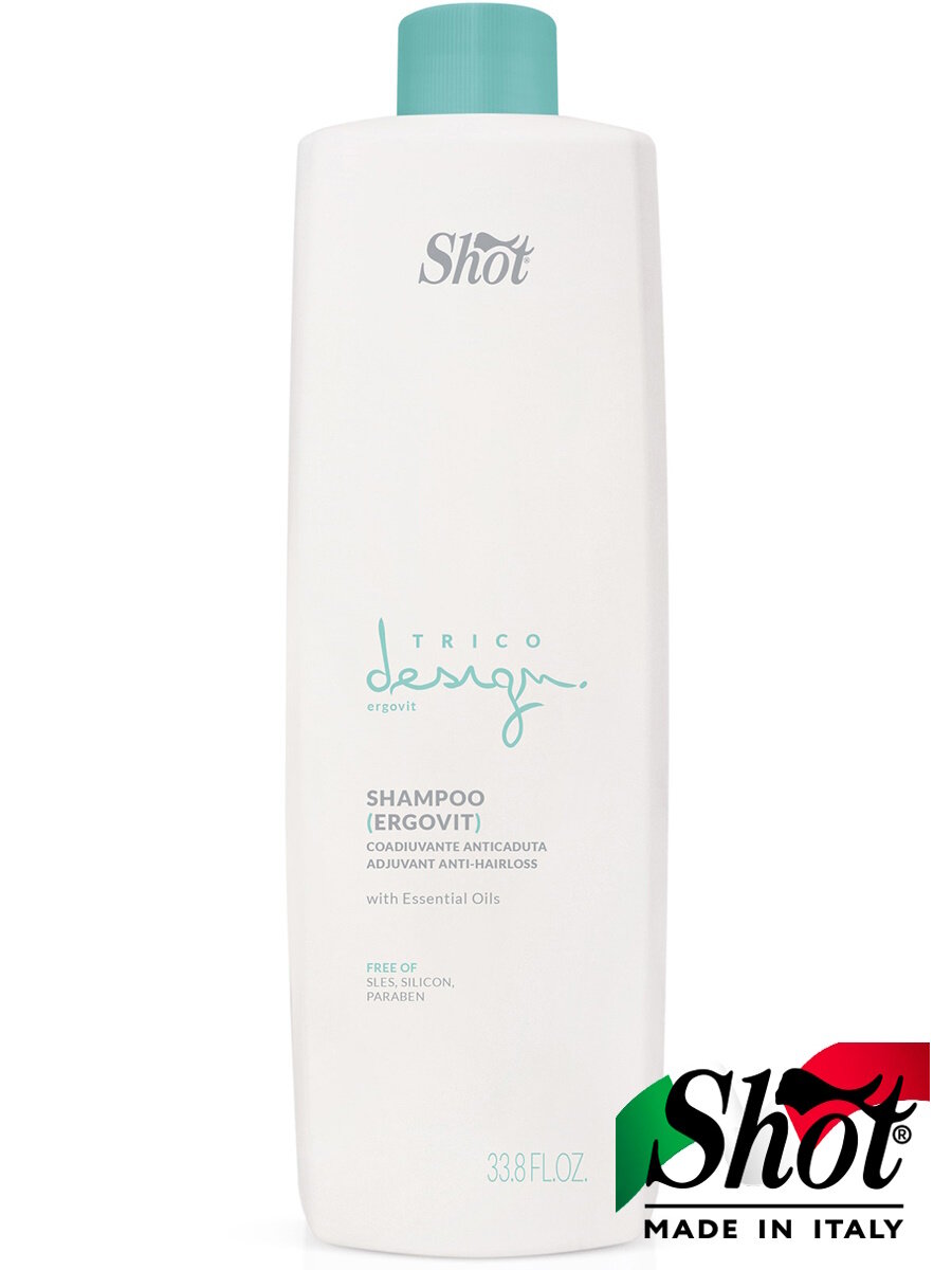 Шампунь против выпадения волос SHOT Trico Design ergovit 1000 мл