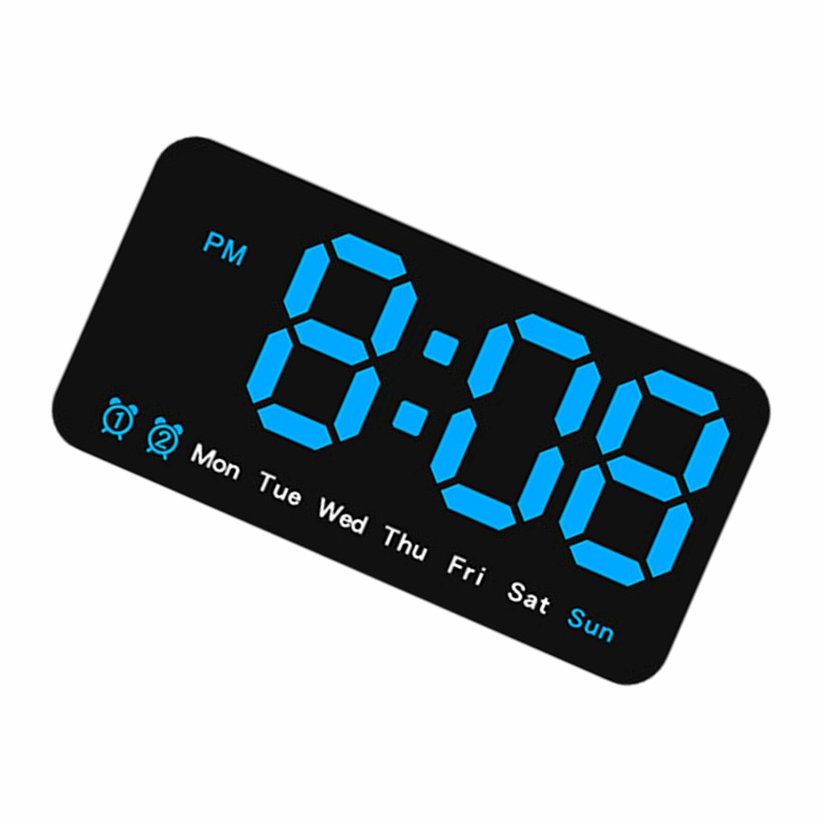 Современные цифровые часы с температурой светодиода