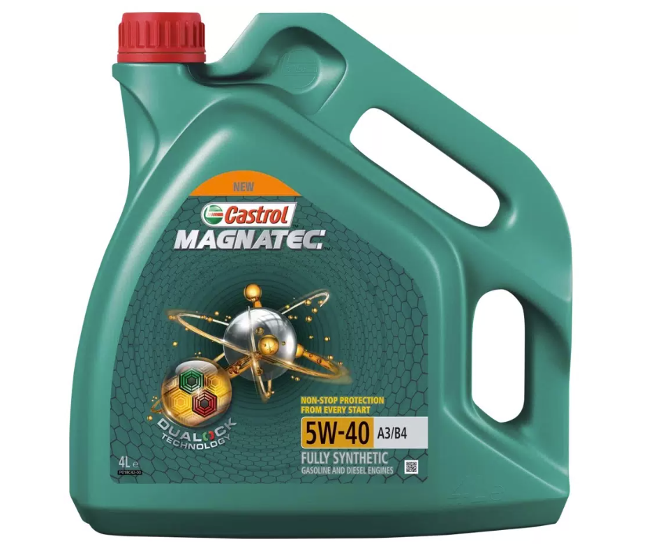 Масло моторное castrol magnatec 5w-40 синтетическое 4 л