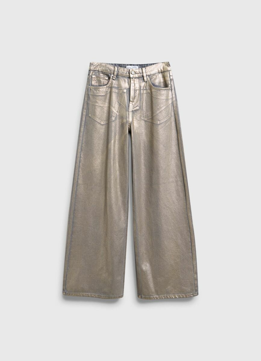 Джинсы широкие 