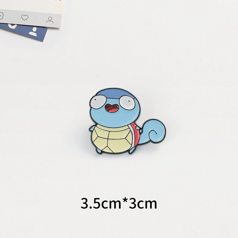 MINISO Брошь с покемонами, мультяшный, креативный, Покемон Гэн Гуй, милый, японский, индивидуальный значок, школьный рюкзак, тренд