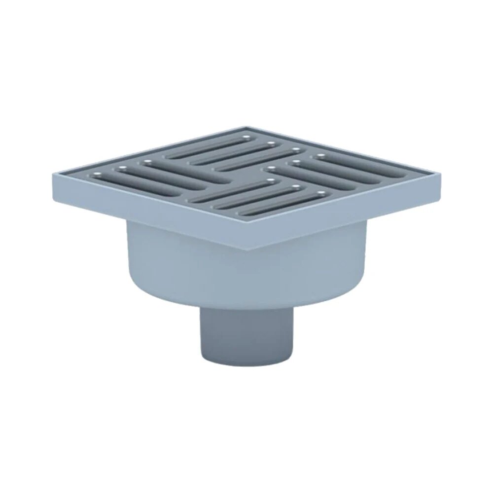 АНИ Пласт Трап нерег верт/вып гидр/затв Дн50 нерж/реш 150х150мм TA5212 004-0233