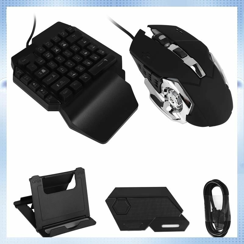 Мобильный геймпад контроллера Игровая клавиатура Конвертер мыши Bluetooth совместим с игрового адаптера IOS Android, набор Mix SE