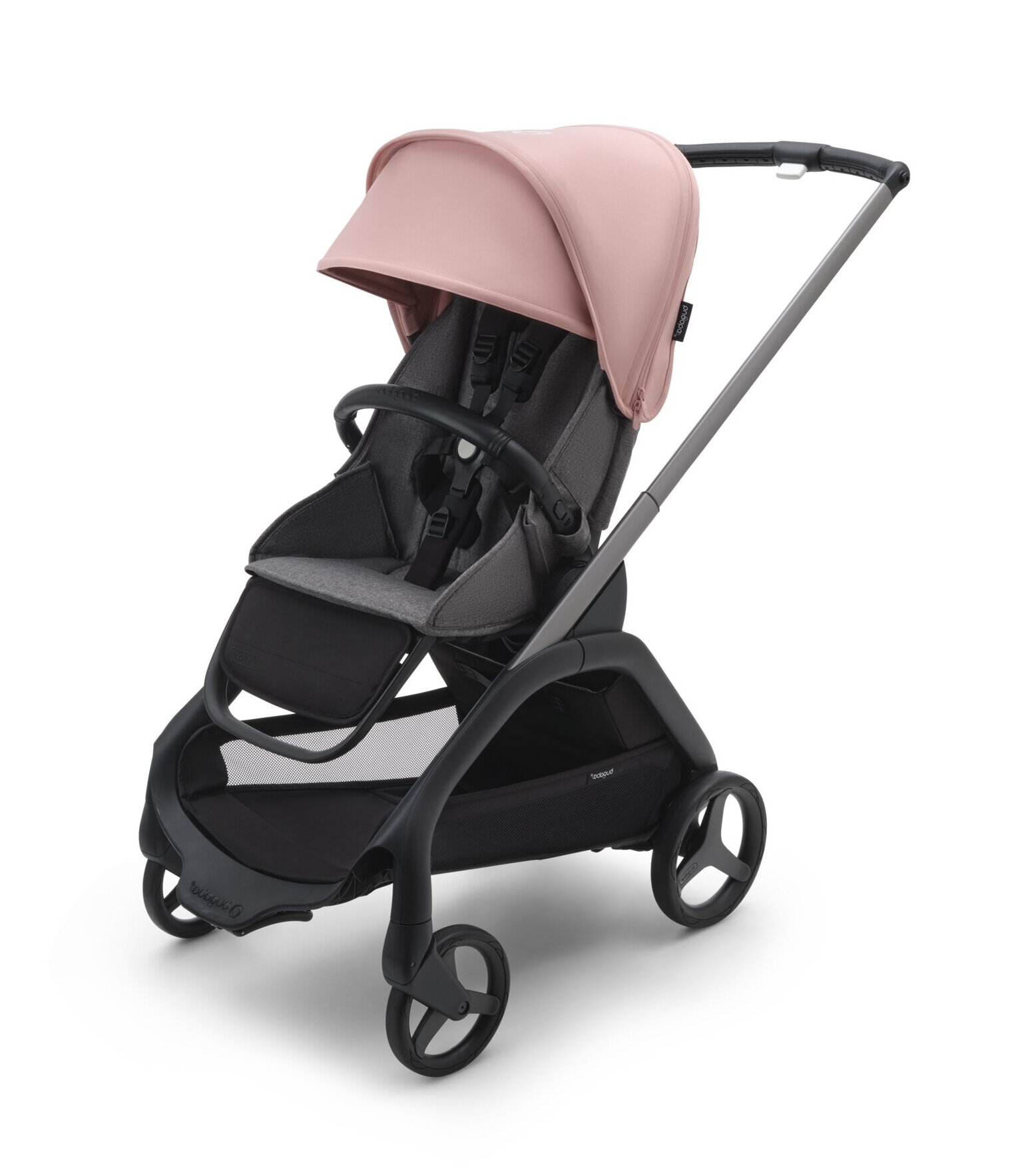 Коляска прогулочная Bugaboo Dragonfly на шасси Grafit/grey/morning pink