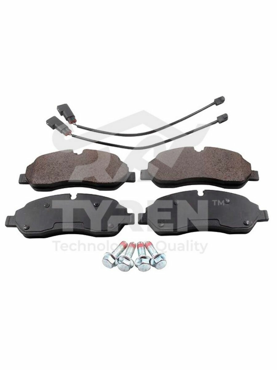 Колодки тормозные дисковые передние для а/м FORD Transit, Tourneo, TYREN TYR1213731