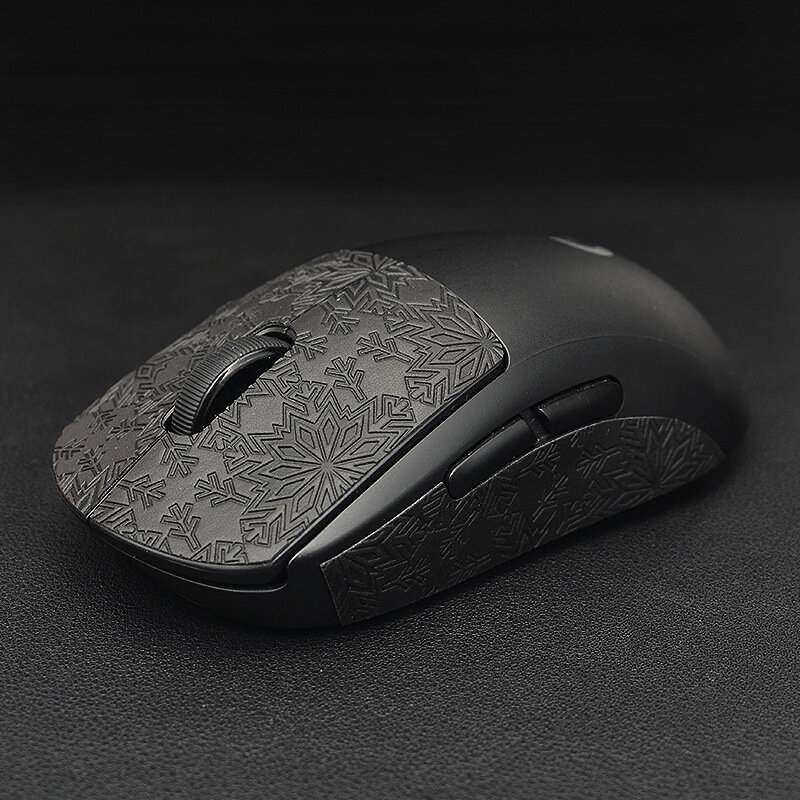 Грипсы - наклейки MyPads противоскользящие накладки для игровой мыши Logitech GPW / Снежный узор