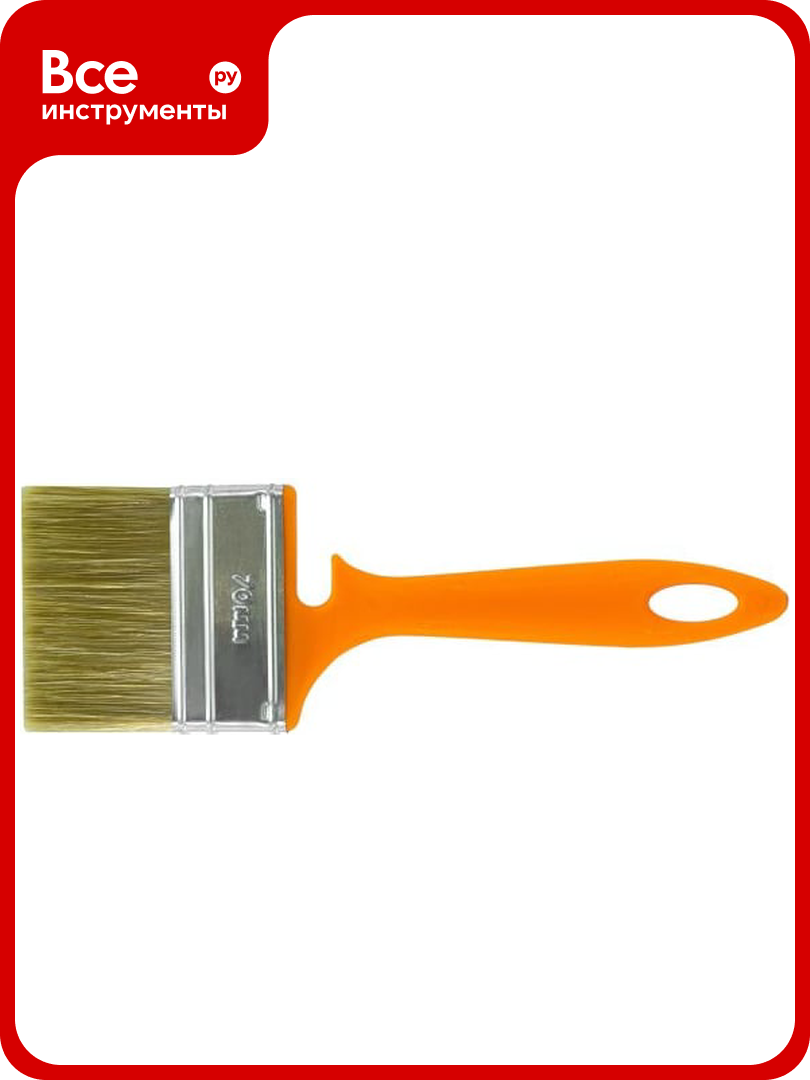 Кисть флейцевая Pobedit Лак Expert 70х12 мм 1519044