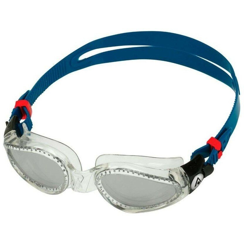 Очки для плавания Aqua Sphere Kaiman (серые зеркальные Titanium), clear/petrol (clear/petrol)