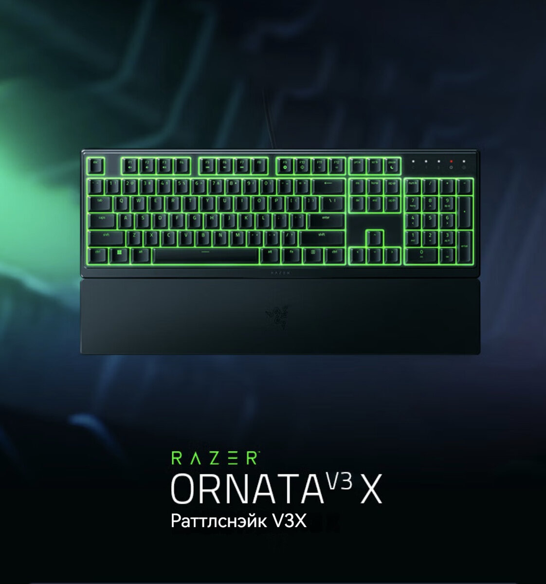 Проводная игровая клавиатура Razer Rainforest Tarantula V3 X