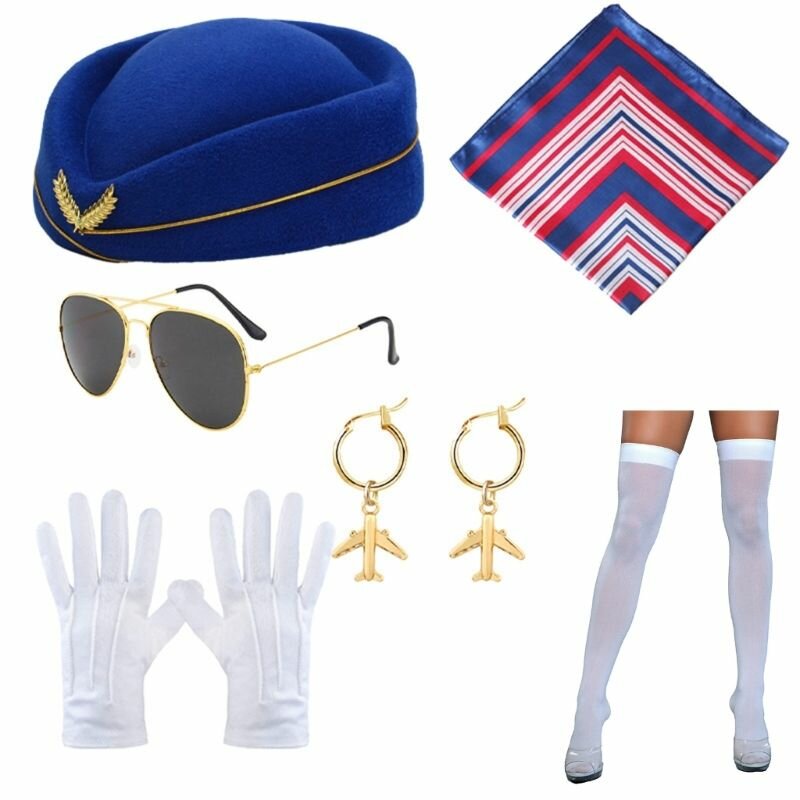 Костюм стюардессы-бортпроводницы-23PLSET644