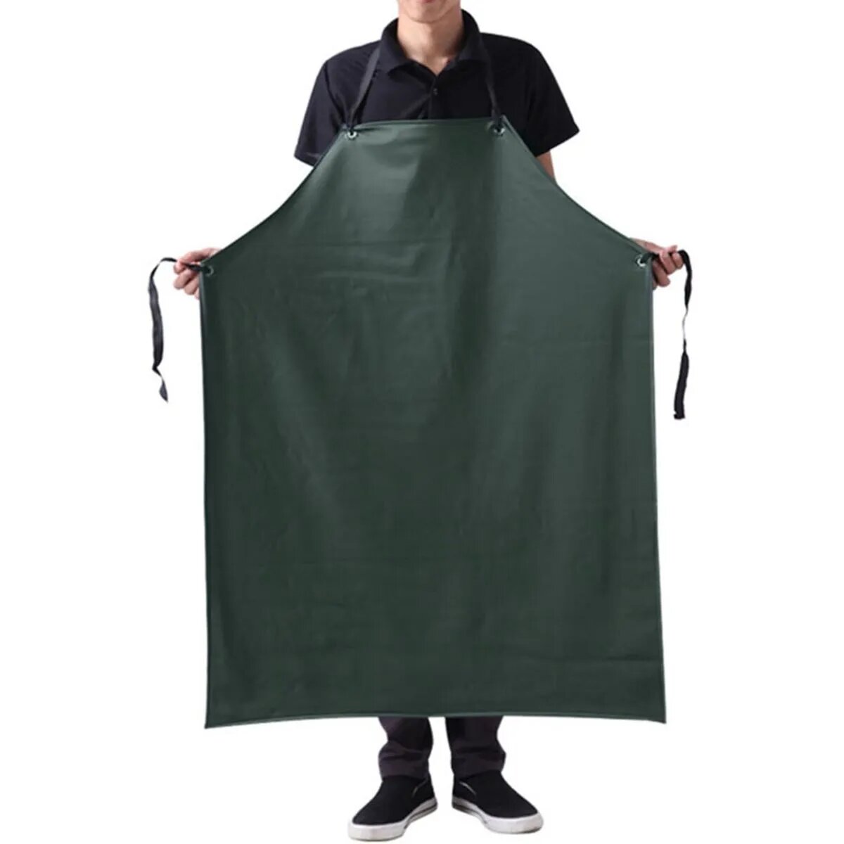 Толстые резиновые водонепроницаемые и маслостойкие фартуки подходят для мытья посуды, чистки рыбы, садовых работ, лабораторных работ.