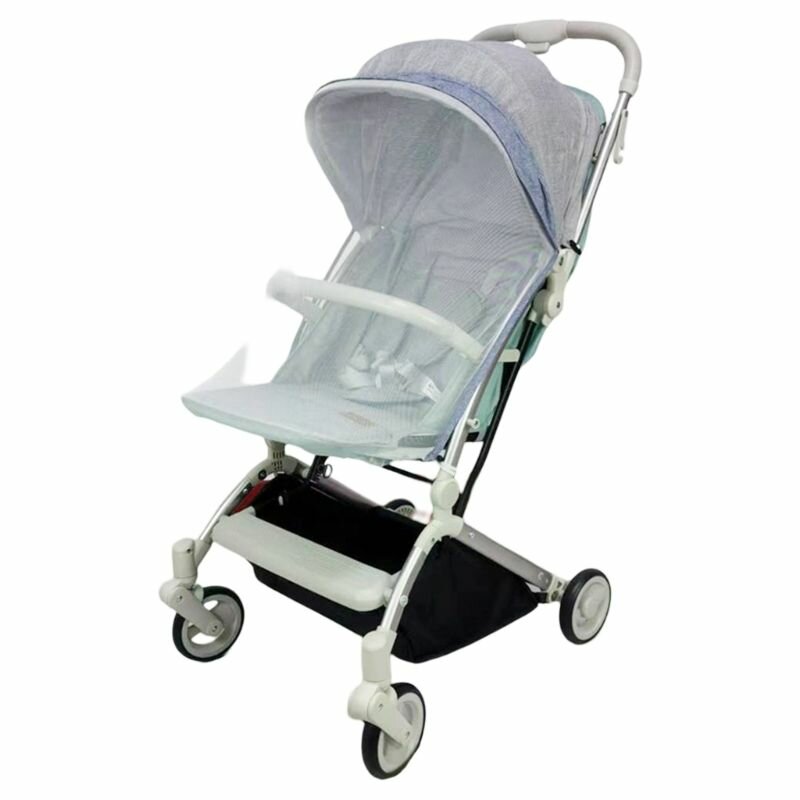 Москитная сетка для коляски с полным покрытием-синий