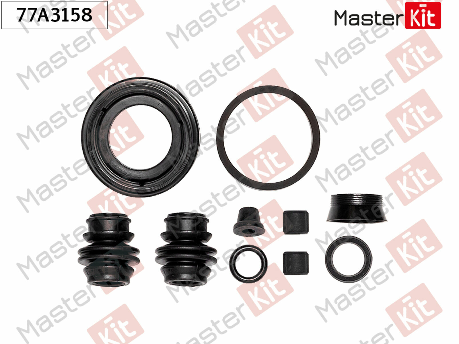 Ремкомплект Тормозного Суппорта Toyota Yaris (_P9_) 2005 -(Masterkit 77A3158)
