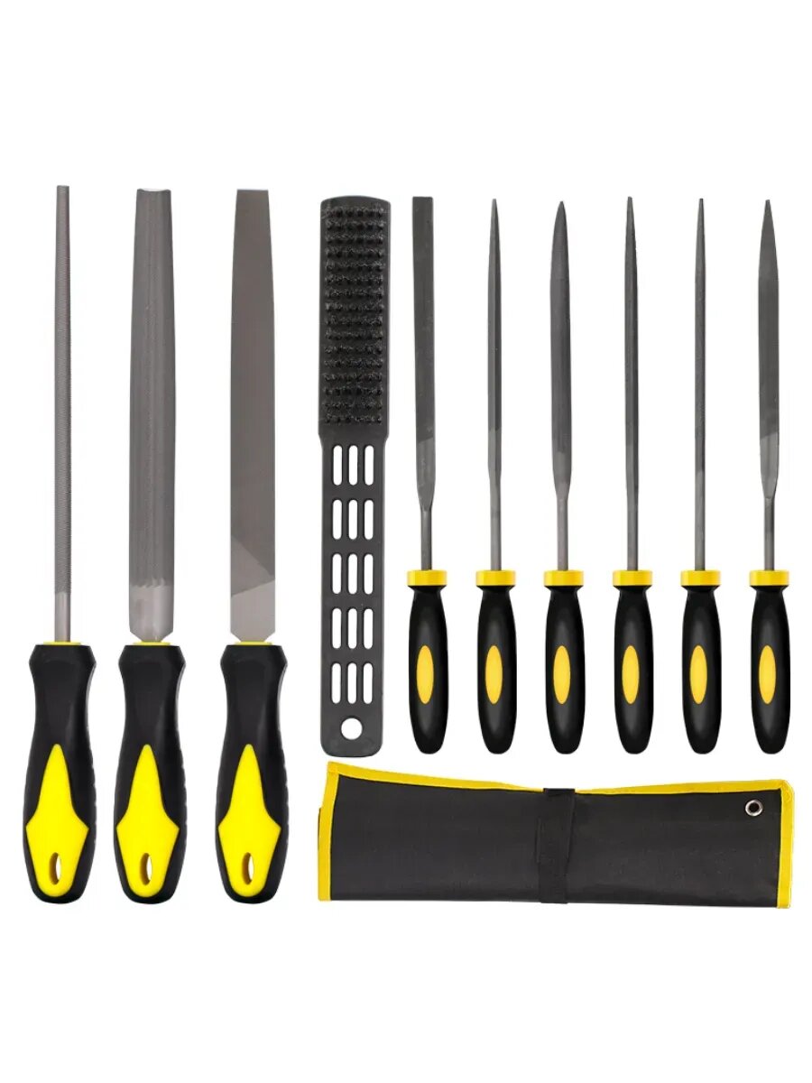 Набор напильников и надфилей по металлу 10шт.