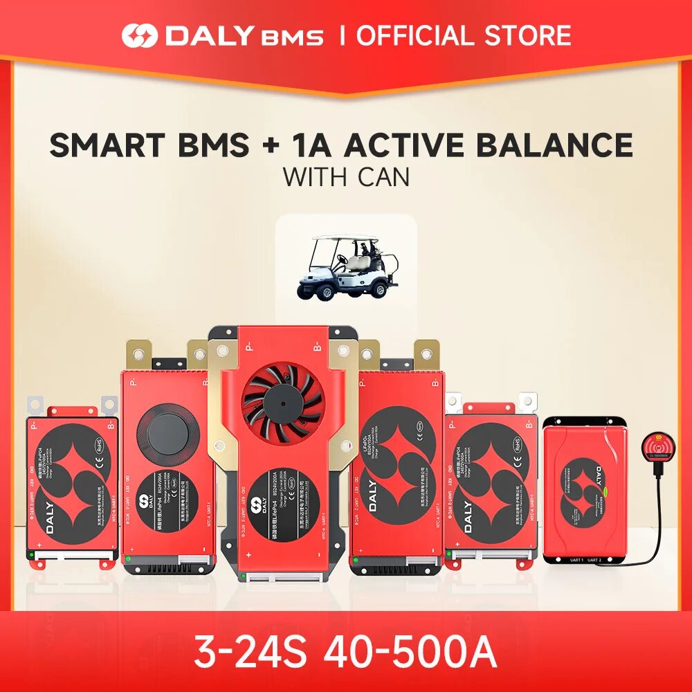 Daly BMS 7S 24V 40A Smart Active Balancer — фото 1
