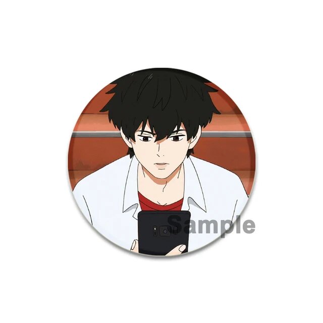 Круглый мягкий значок-пуговица в стиле аниме Sonny Boy, брошь с милым персонажем, булавки, украшение для рюкзака, одежды, модные украшения, подарки