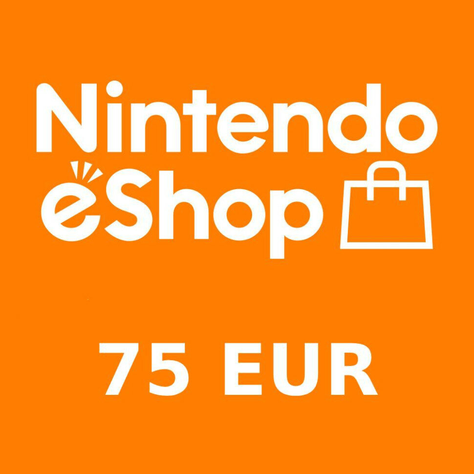 Карта пополнения Nintendo EShop на 75 EUR (Европа) - (75 Евро), электронный ключ