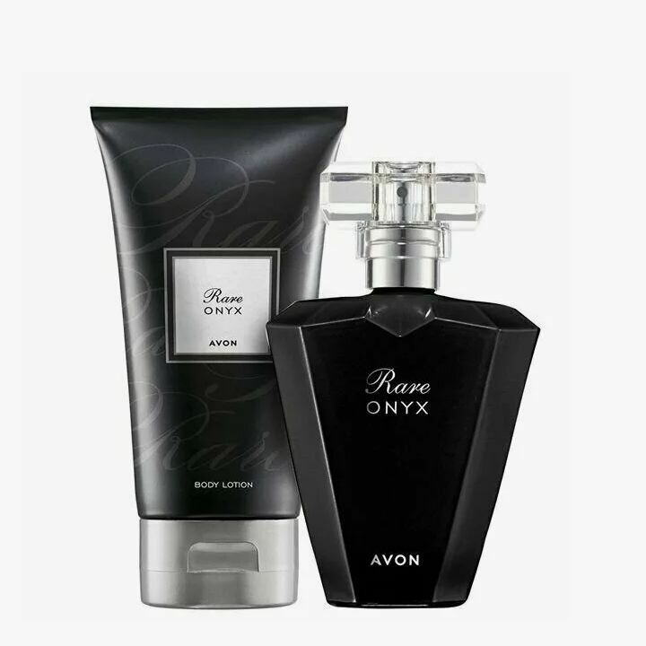 AVON Набор Rare Onyx парфюмерная вода 50 мл, Лосьон 150 мл