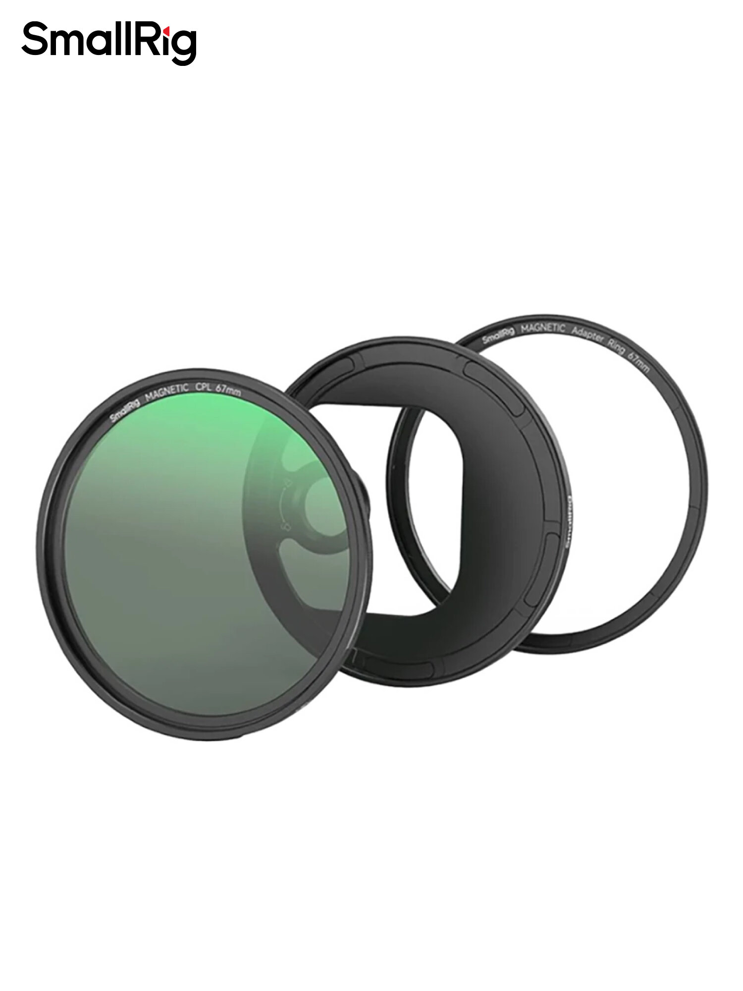 Светофильтр SmallRig Attachable CPL 67мм + T-mount