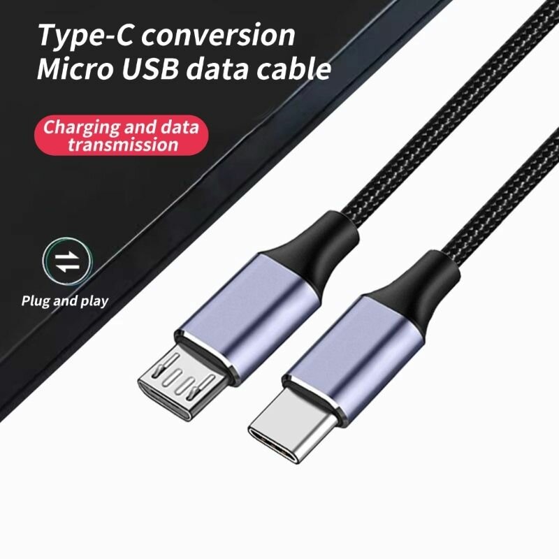 1 шт Кабель Type-C - Micro USB OTG — фото 1