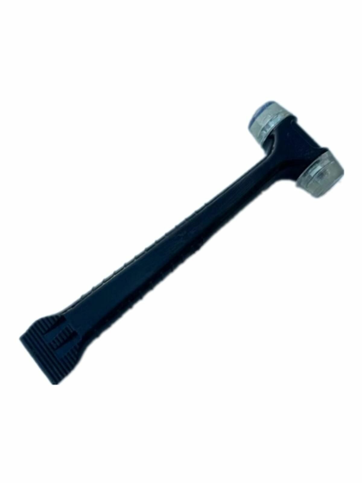 Двухвальный комплект для установки плитки с молотком - черный