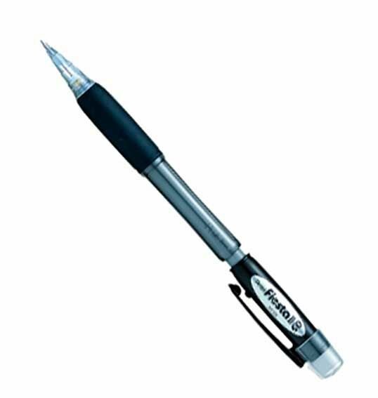 Карандаш Pentel "Fiesta II", автоматический, 0,5 мм, черный корпус, с резиновым грипом (AX125-A)