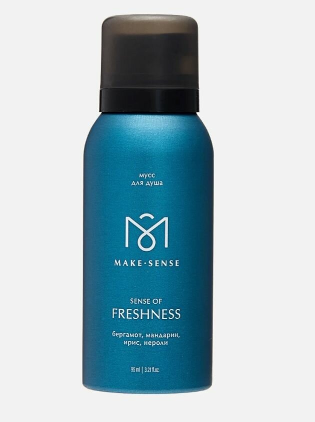 Мусс для душа Sense "Sense of Freshness", бергамот, мандарин, ирис и нероли, 95 мл