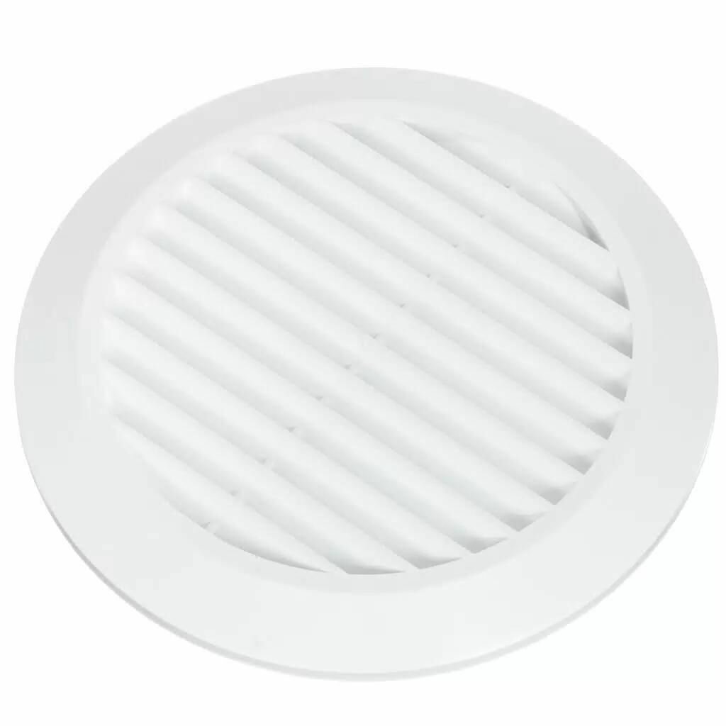 Вентиляционный диффузор Планета пластик, d125 мм, с фланцем d165 мм