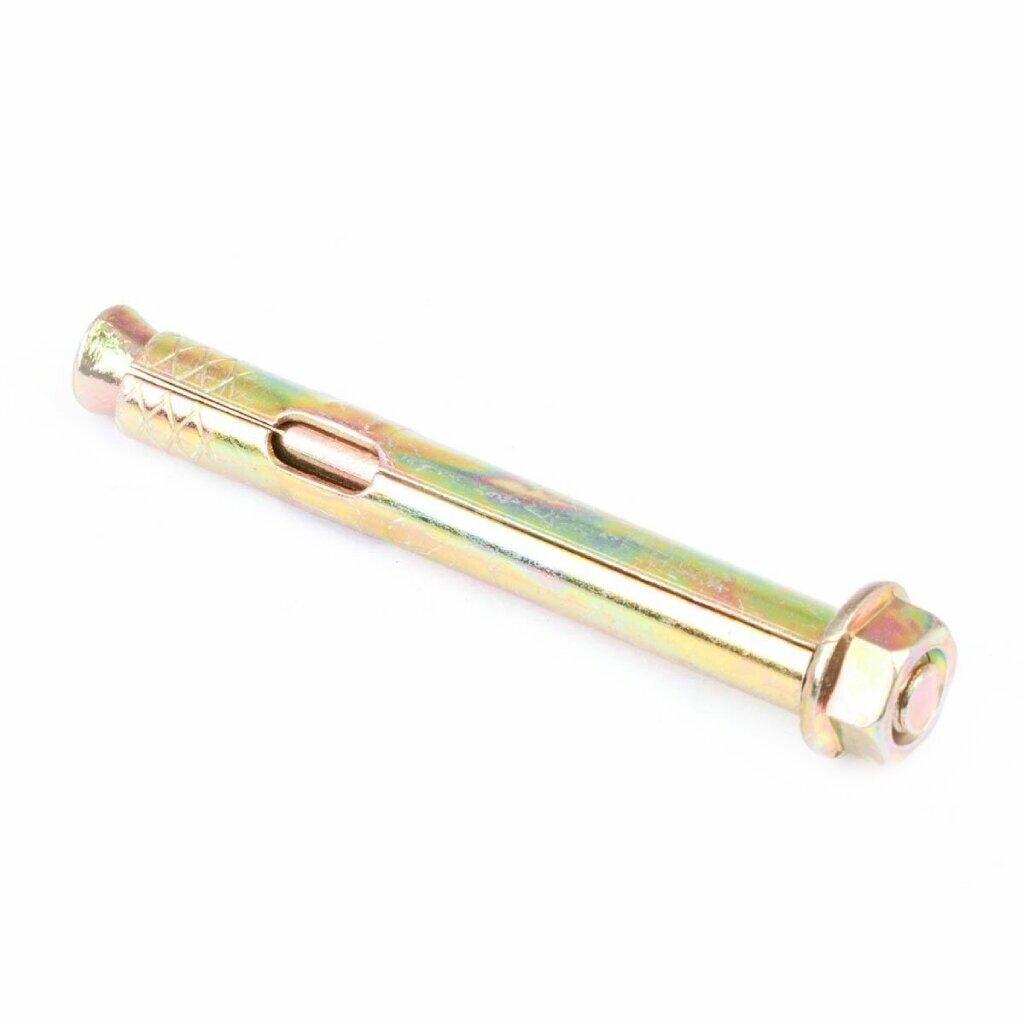 Анкерные болты с гайкой КНР стальной, оцинкованный d8х65 мм, 4 шт