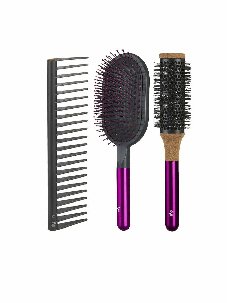 Набор расчесок 6в1 ISA / Розовый