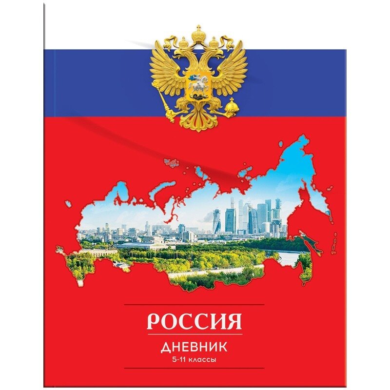 Дневник Российского школьника 5-11 кл. твердая обложка 23362 "Art space"