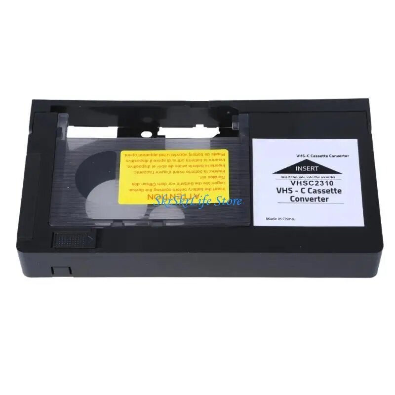 E65E преобразовать ваши воспоминания VHS C в VHS -адаптер игрока для видеокамеры для видеокамеры ленты