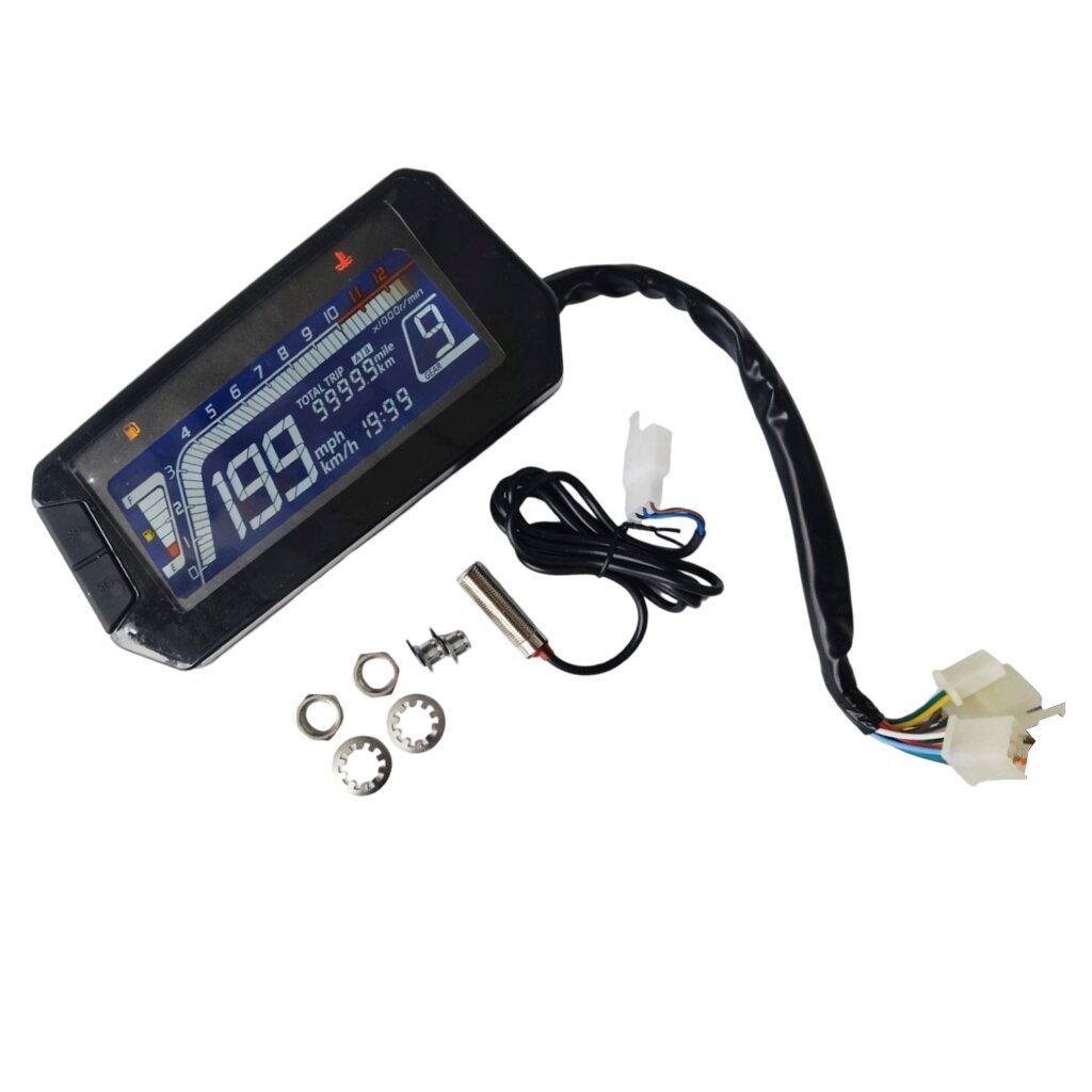 Цифровые ЖК-датчики мотоцикла с ЖК-дисплеем Спидометра и Одометра для повышения удобства езды и безопасности