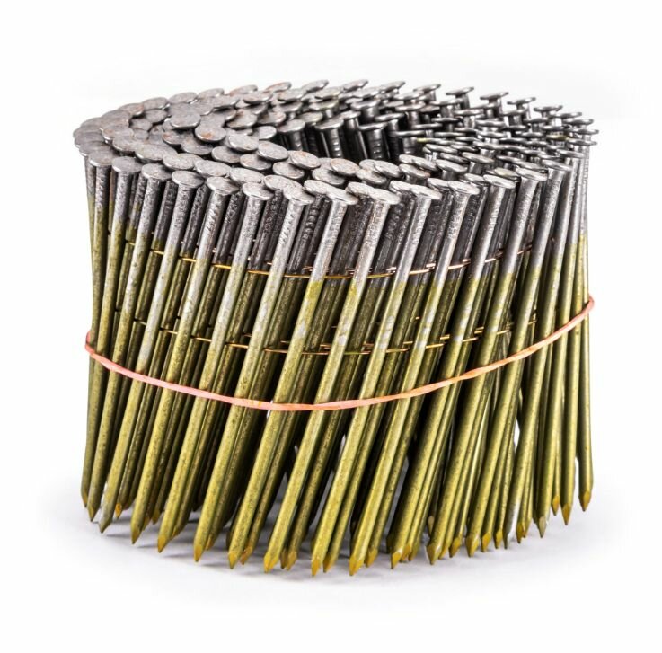 Гвозди барабанные гладкие для нейлера AERO C90, 3,1х90 мм 200 шт