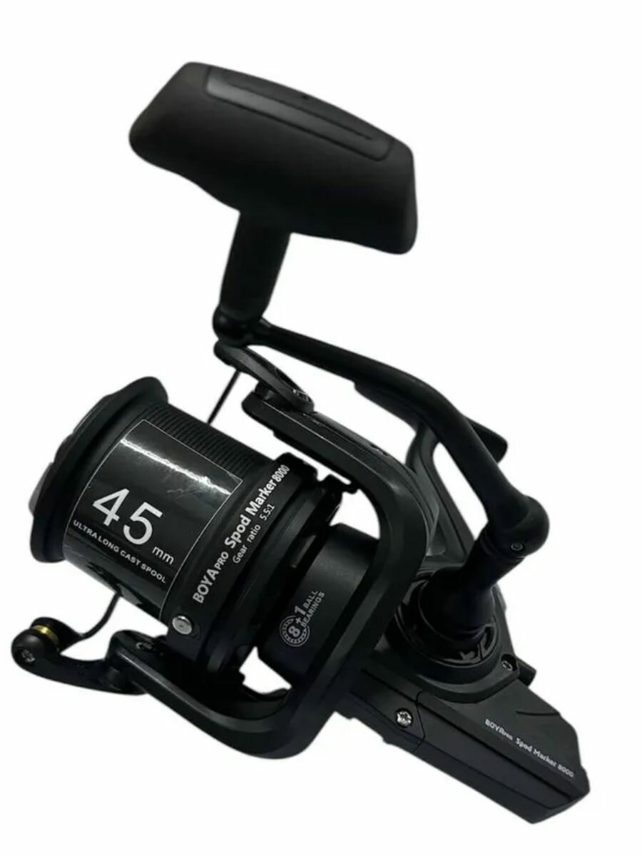 Катушка BoyaPRO Spod Marker 8000, подшипников: 8+1, передний фрикцион, передаточное отношение 5.5:1
