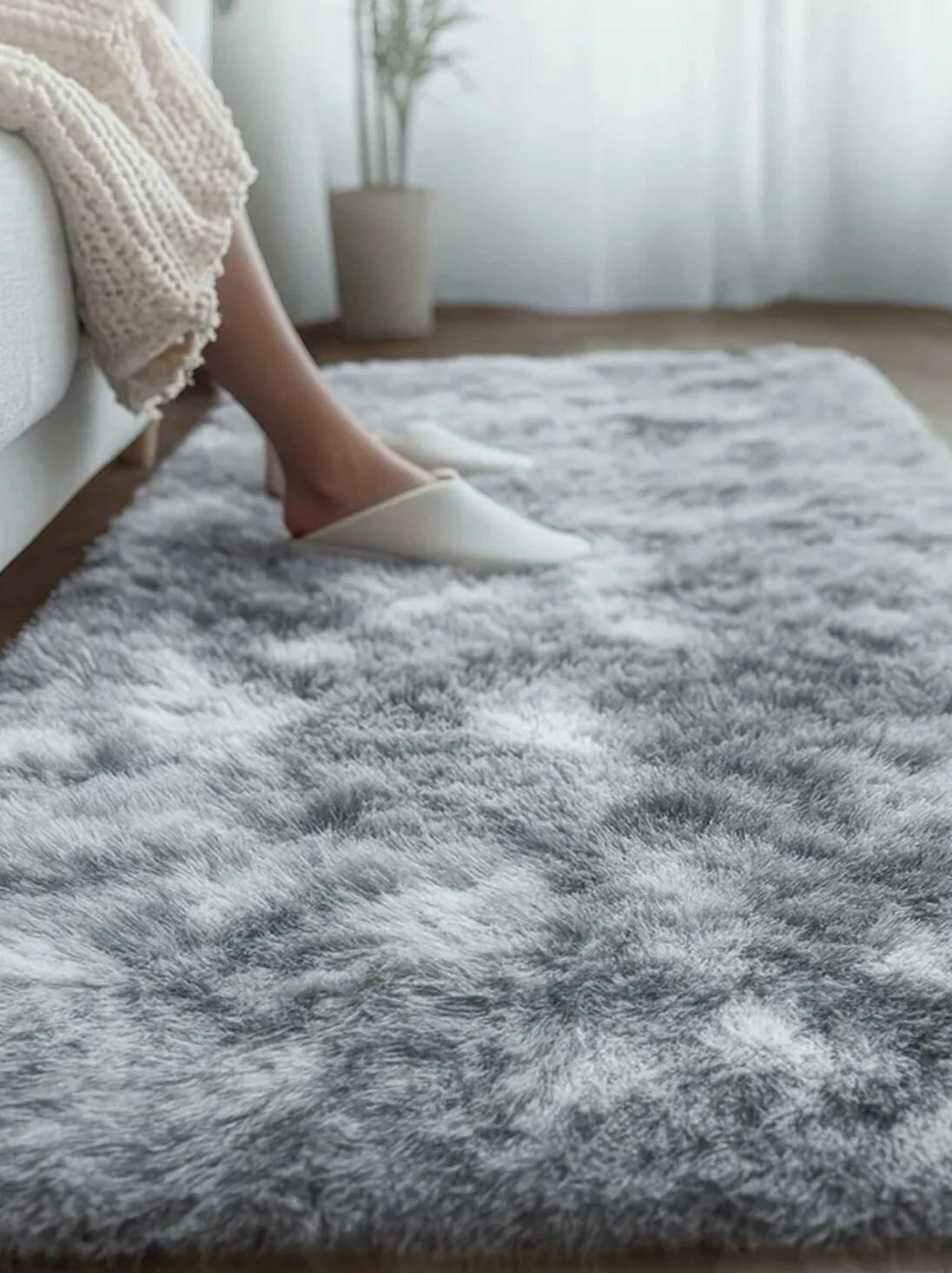 Ковер пушистый в комнату, ковер с ворсом