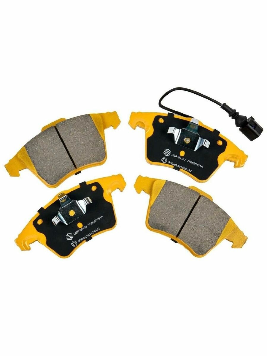 Колодки тормозные передние от WAYTEKO Арт. DBP-00102/ 7H0698151A