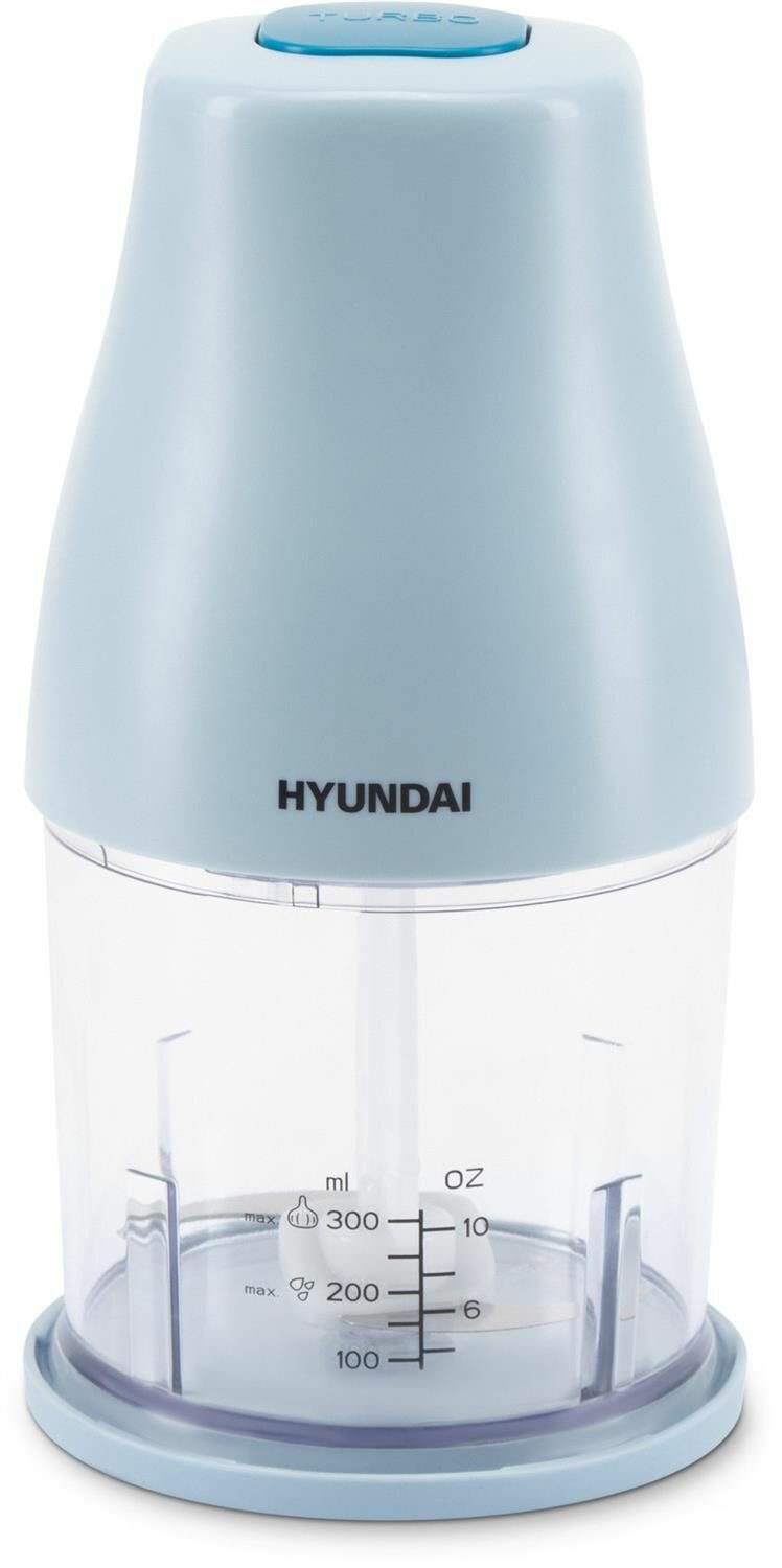 HYUNDAI Измельчитель кухонный электрический (чоппер) HYC-P3118, 300 Вт, голубой