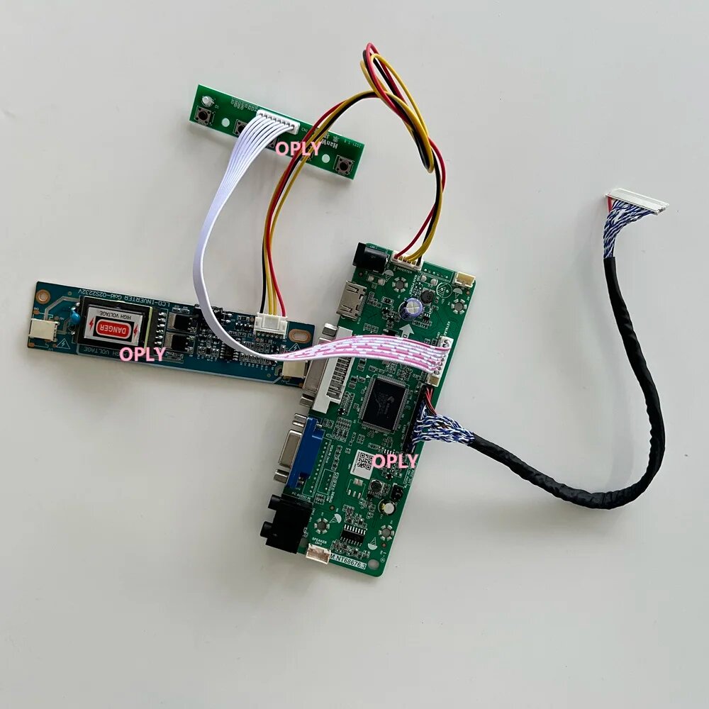 M. NT68676 Плата контроллера HDMI-совместимая VGA DVI для LM171W02-TLB2 1440X900 17-дюймовая ЖК-панель Экран монитора DIY дисплей